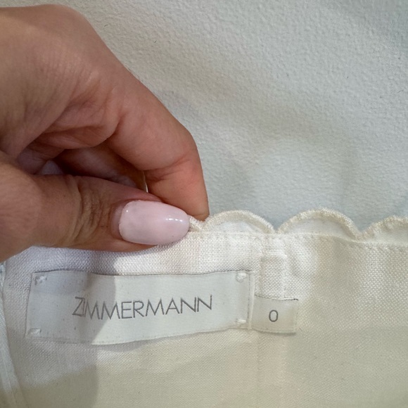 Zimmermann | Tops | Zimmermann White Set With Elegant Embroidered ...